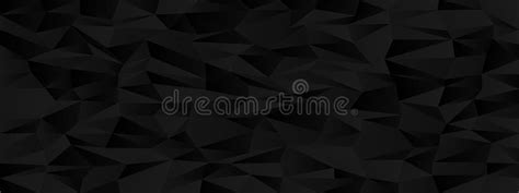 Abstract Geometric Chaos Pattern With Black Triangular Shapes Stock Illustration Illustration