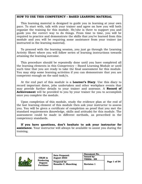 Uc3 Core Cblm Organic Fertilizerdocx