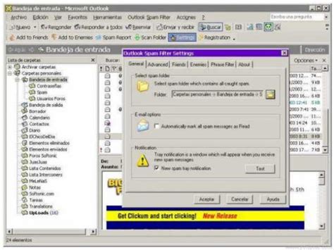 Outlook Spam Filter Descargar