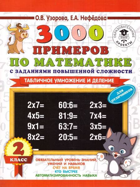 Математика 2 класс Табличное умножение и деление Часть 1 Узорова Ольга Васильевна Нефедова