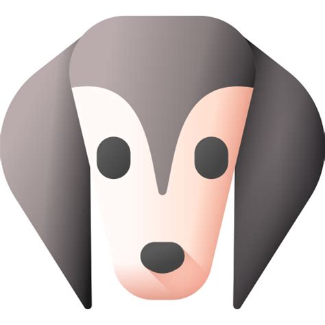 Saluki 3d Color Icon