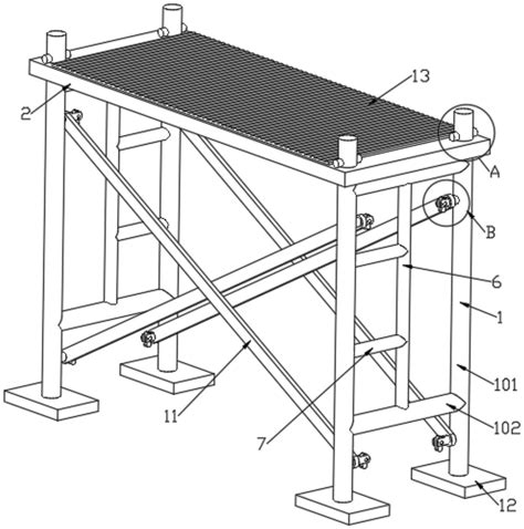 一种脚手架结构