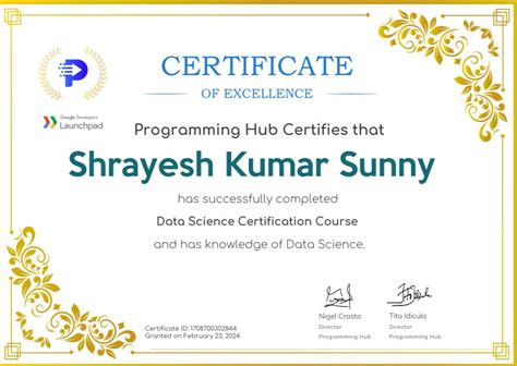 Shrayesh Kumar Kumar On Linkedin Excited To Share That I Have