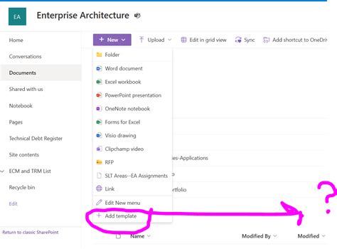 When I Click Templates In The New Drop Down Menu In Sharepoint And I Uplopad A Teamplate