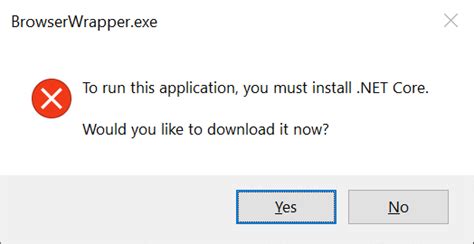 Says Game Wont Run Another Pc Unless It Has Net Core Installed On It