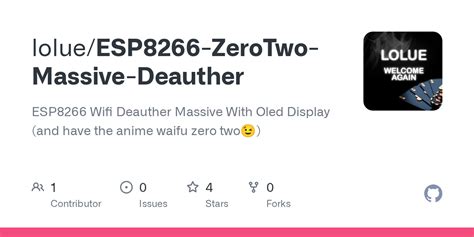 Github Lolue Esp Zerotwo Massive Deauther Esp Wifi Deauther Massive With Oled Display