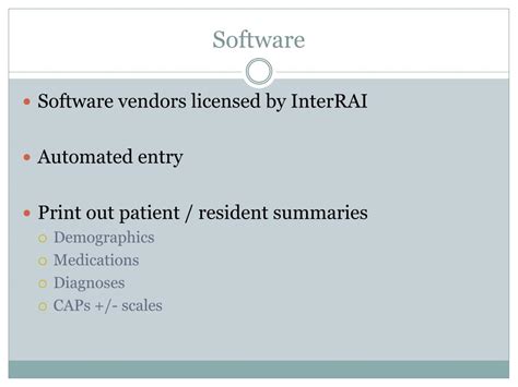 PPT An Introduction To The MDS Minimum Data Set Assessment Instrument For Medical Directors