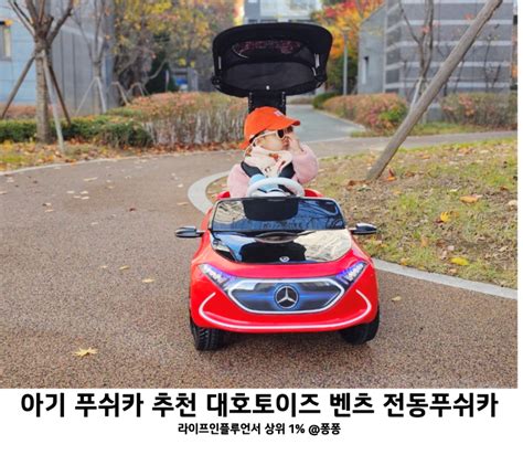어린이 크리스마스선물 아기 푸쉬카 추천 대호토이즈 전동푸쉬카 유아 자동차 장난감 네이버 블로그