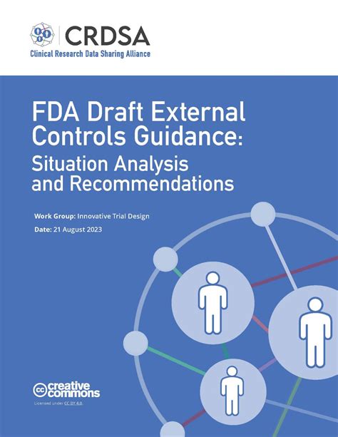 Fda Draft External Controls Guidance Clinical Research Data Sharing Alliance Fda Draft External Controls Guidance Clinical Research Data Sharing Alliance