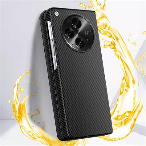 Oneplus Open Real Carbon Fiber Bumper Case
