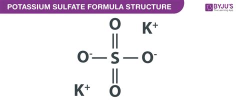 Potassium Sulfate Formula Chemical Formula Structure And Properties