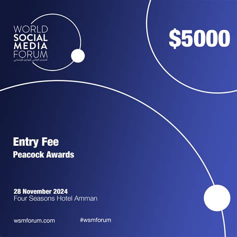 Entry Fee World Social Media Forum