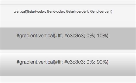 How To Call Bootstraps Less Gradient Mixins Stack Overflow