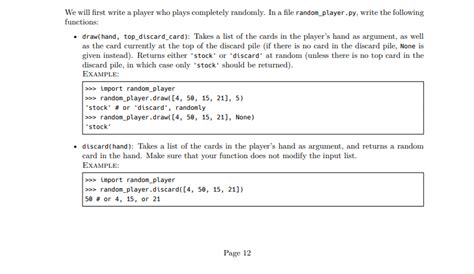 Solved Card Game In Python In Thonny Ide Have Learned Up To