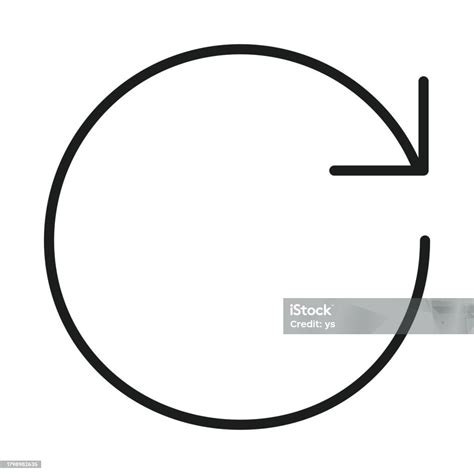 Arrow Or Cycle Illustration Directional Symbols Stock Illustration