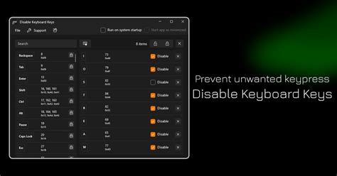 Disable Keyboard Keys