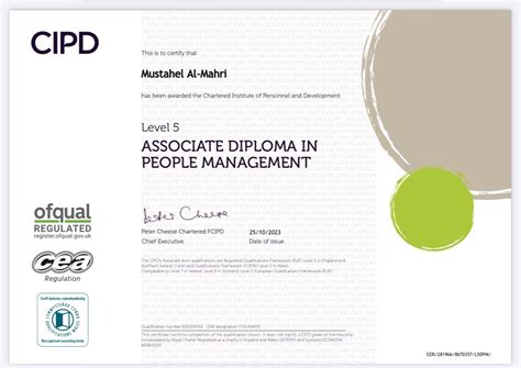 Mustahel Al Mahri Assoc Cipd5 On Linkedin I Am Delighted To Share