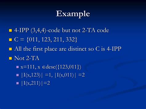 Ppt Combinatorial Properties Of Frameproof And Traceability Codes
