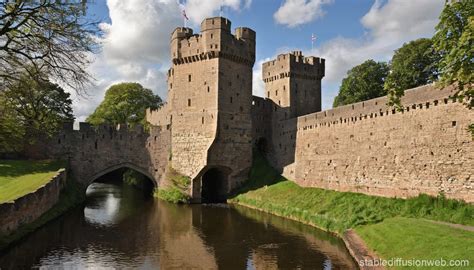 Medieval Castle Keep Stable Diffusion Online
