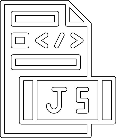 Javascript File Vector Icon 37049539 Vector Art At Vecteezy
