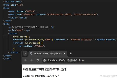 Javascript作用域js 对象有没有作用域 Csdn博客