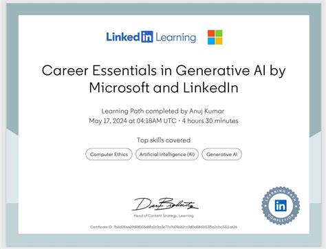 Anuj Kumar On Linkedin Generativeai Microsoft Linkedinlearning