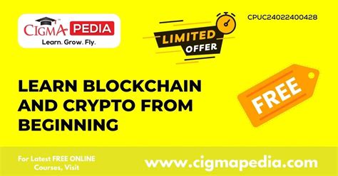 Learn Blockchain And Crypto From Beginning Free Udemy Course Cigma
