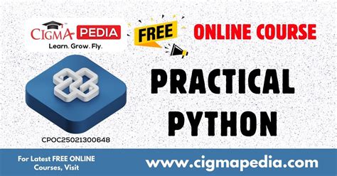 Practical Python Free Online Course Cigma Pedia