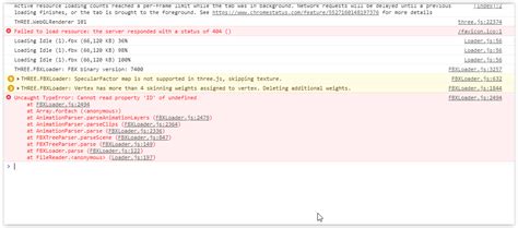 Error On Load Fbx From Mixamo · Issue 15680 · Mrdoobthreejs · Github