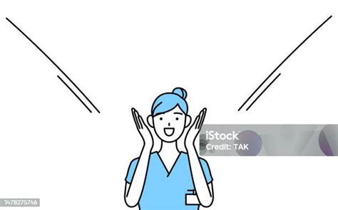 여성 간호사 물리 치료사 작업 치료사 언어 치료사 제복을 입은 간호 조수가 입에 손을 대고 외친다 간호사에 대한 스톡 벡터 아트 및 기타 이미지 Istock