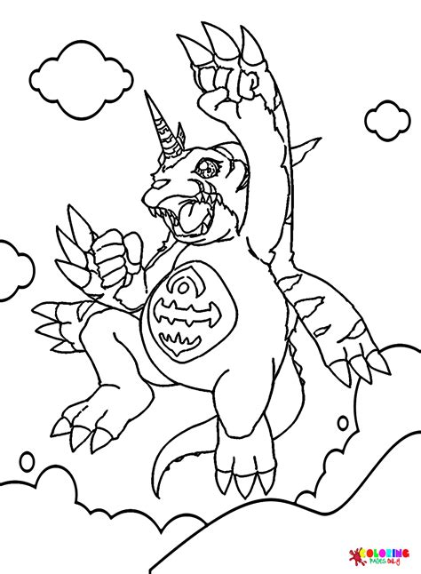 Free Printable Digimon Coloring Pages