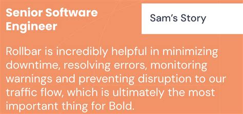 Rollbar On Linkedin Rollbar Is Incredibly Helpful In Minimizing Downtime Resolving Errors