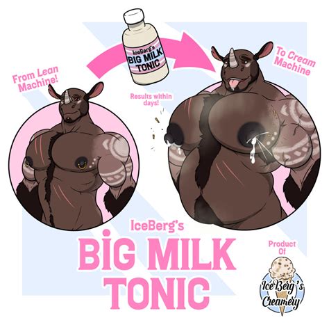 Rule 34 1ceberg Absurd Res Advertisement Anthro Belly Big Nipples Big Pecs Bodily Fluids Body