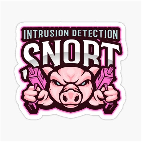 Snort Network Intrusion Detection Cyber Security Sticker For Sale By Clubtee Redbubble