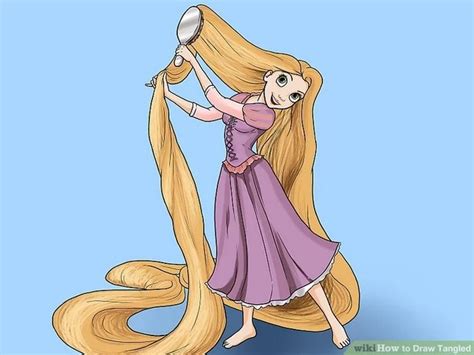 Rapunzel Drawing Ideas How To Draw Rapunzel Diyncrafty
