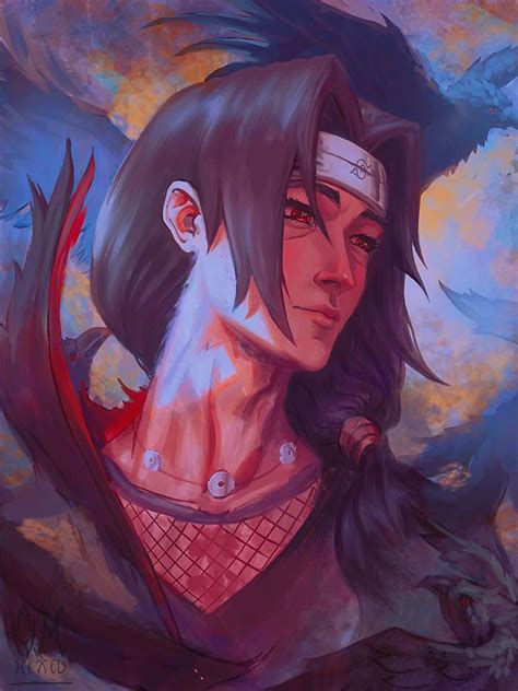 Itachi Uchiha By Me 2022 Digital Illustration Rartbuddy
