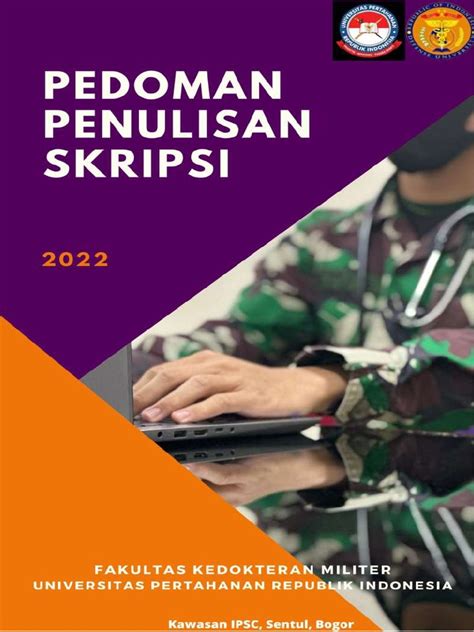 Pedoman Penyusunan Skripsi Fix Fk Unhan Pdf