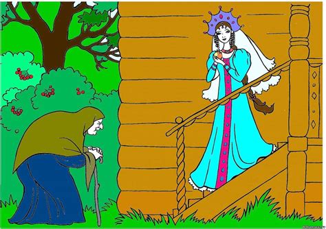 Иллюстрация Сказка о мертвой царевне с семи богатырях ПЖ Школьные Знания Com