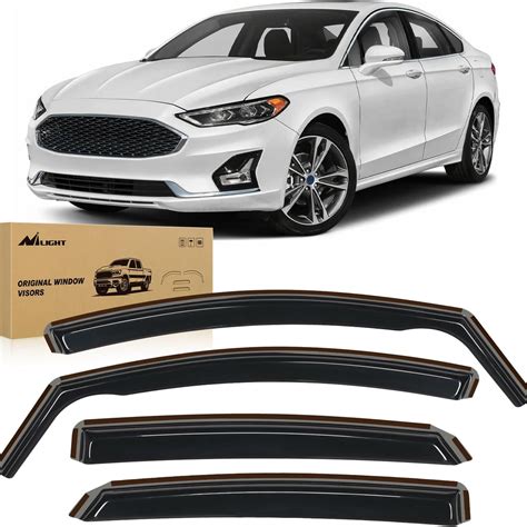 Vent Window Visors For Ford Fusion 2013 2014 2015 2016 2017 2018 2019