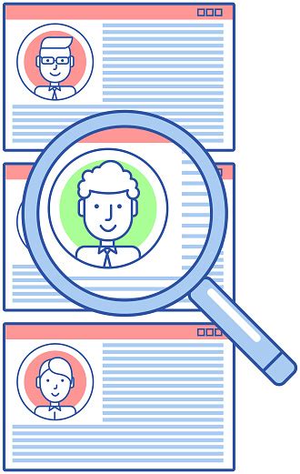 인적 자원 관리 및 고용 개념 면접 채용 대행 프로그램 설계 3차원 형태에 대한 스톡 벡터 아트 및 기타 이미지 3차원 형태 개념 검색 Istock