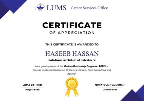 Haseeb Hassan On Linkedin Lums Careermentorship