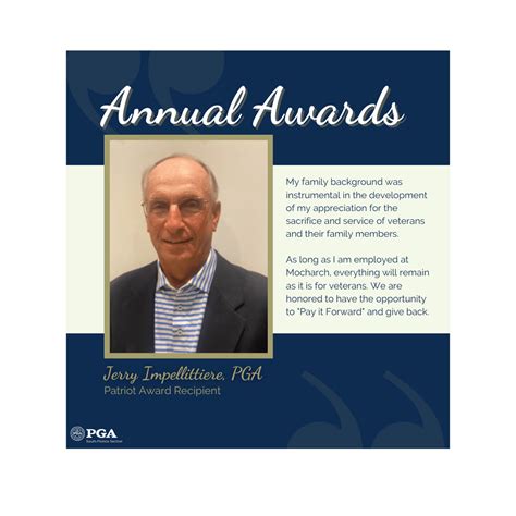 Jerry Impellittiere Honored With South Florida Pga Patriot Award