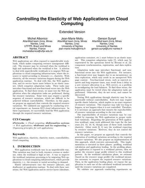 Pdf Automated Workload Generation For Testing Elastic Web Applications