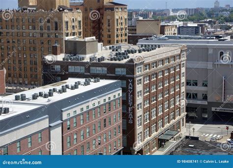 Van Vleet Flats Apartments Downtown Memphis Tn Editorial Photo