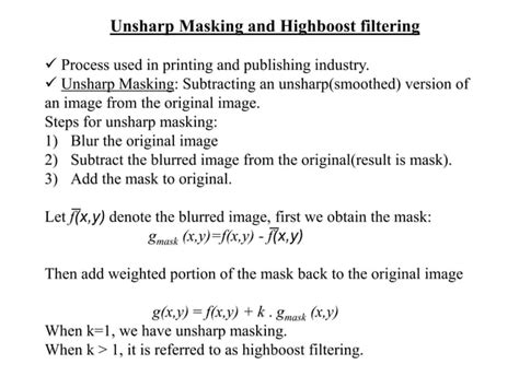 3 intensity transformations and spatial filtering slides ppt