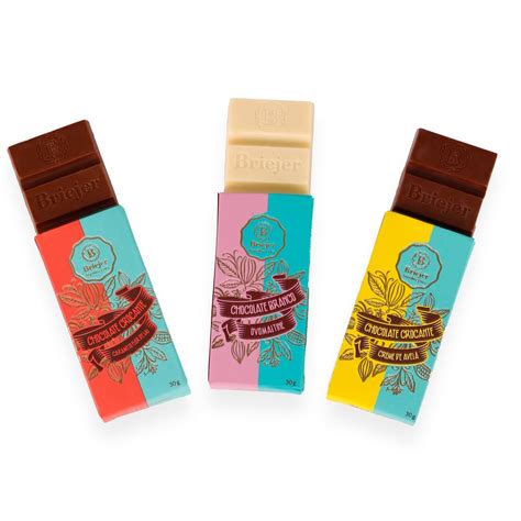 Mini Barra De Chocolate Briejer Biscoitos Briejer Loja Virtual