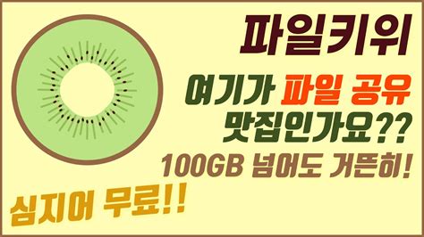 대용량 파일 세상에서 가장 쉽게 공유하는 방법 심지어 무료임 Feat 파일키위 용량 큰 사진 최신