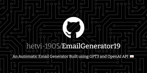 Github Lagairogo Gaiemailgenerator An Automatic Email Generator Built Using Gpt3 And Openai