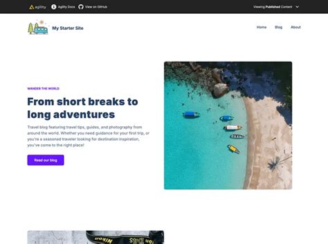 Agilitycms Nextjs Starter By Agility A Nextjs Template Built At Lightspeed