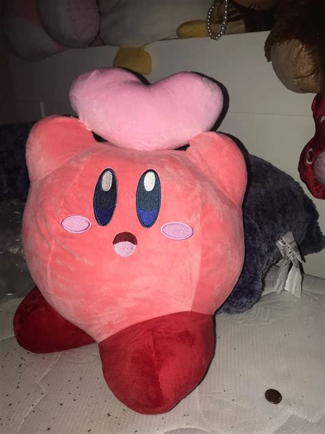 Large Kirby Plush Toys With Stylish Hats Plushies Shop